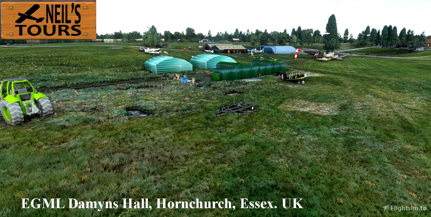 EGML Damyns Hall, Romford, Essex for Microsoft Flight Simulator | MSFS