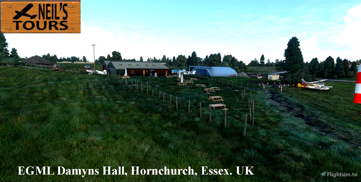 EGML Damyns Hall, Romford, Essex for Microsoft Flight Simulator | MSFS