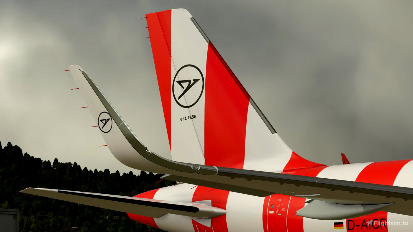 [A32NX] FBW A320 Condor new Livery 2022 Red Stripe 8K for Microsoft ...
