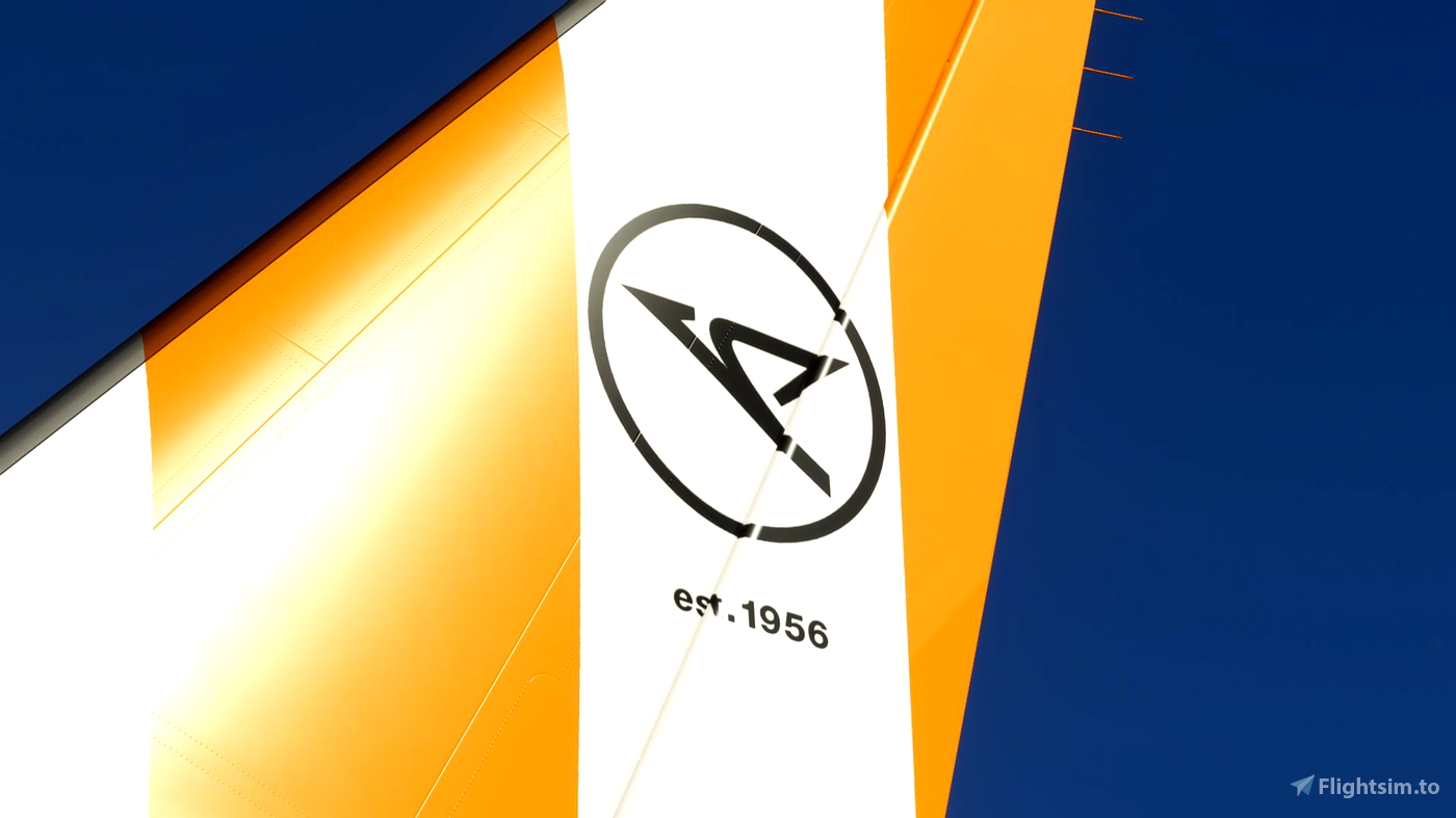 [A32NX] FBW A320 Condor new Livery 2022 Yellow Stripe 8K for Microsoft ...