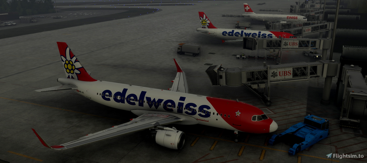 FBW A32NX Edelweiss Airlines for Microsoft Flight Simulator | MSFS