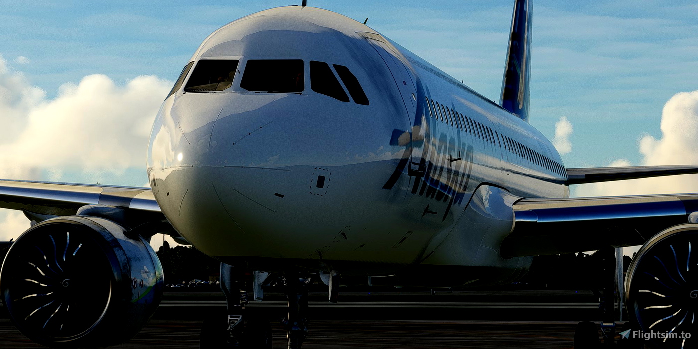 [A32NX] FlyByWire | Airbus A320neo Alaska Airlines N638VA Dirty in 8k ...