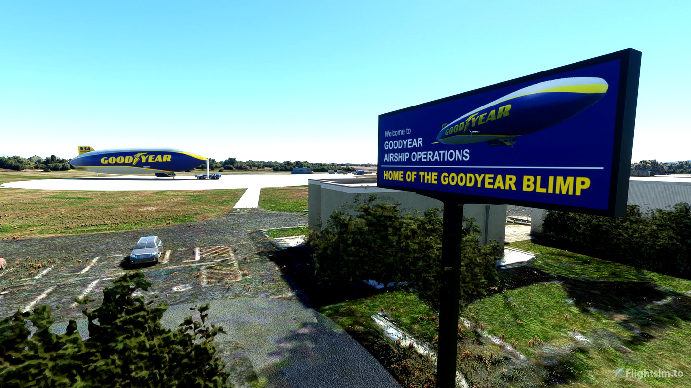 Goodyear Blimp Base for Microsoft Flight Simulator | MSFS