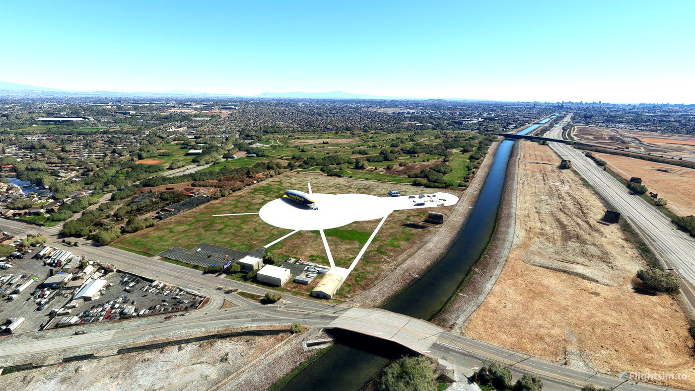Goodyear Blimp Base for Microsoft Flight Simulator | MSFS