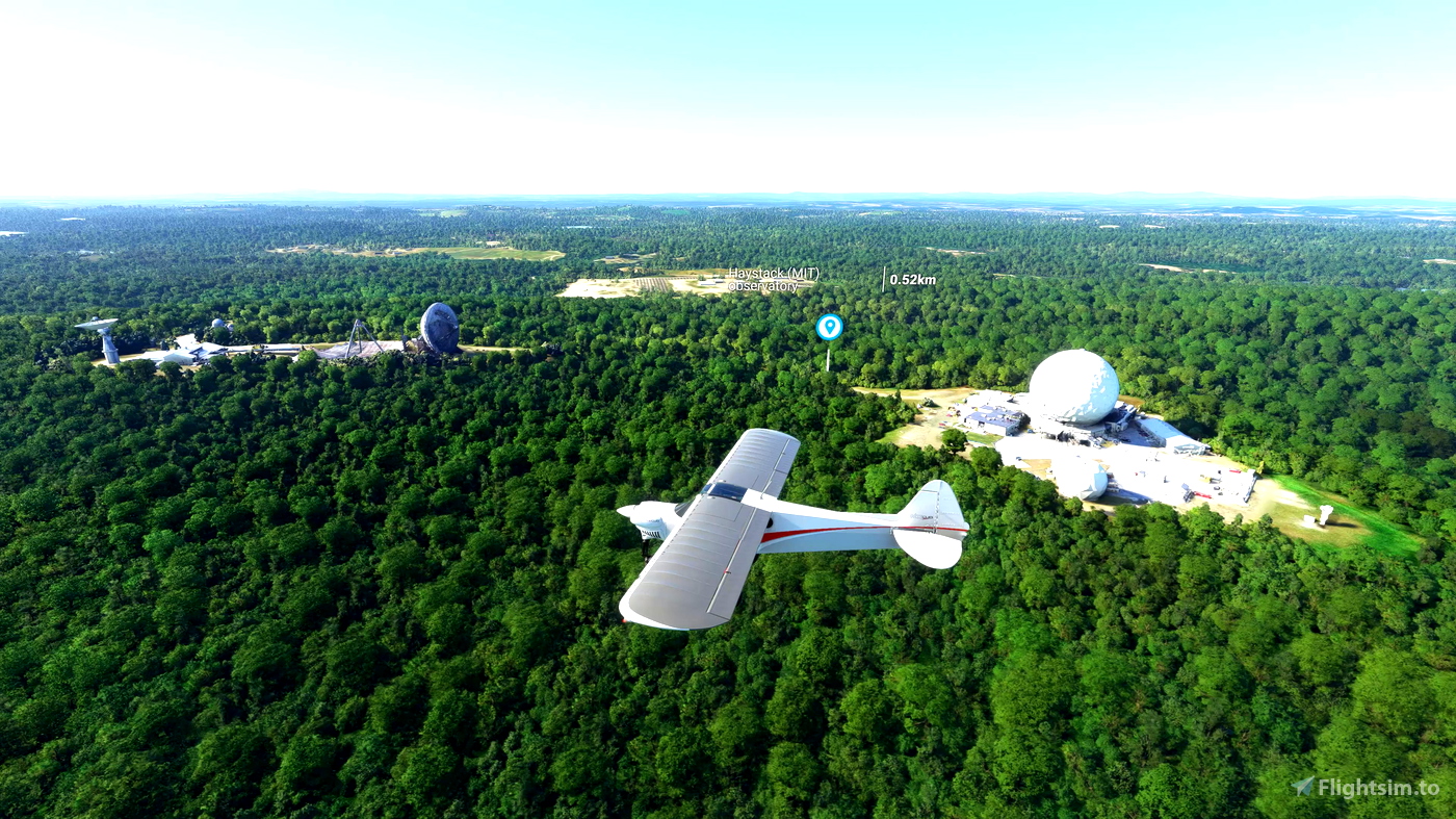 Haystack observatory (observatory of the MIT) for Microsoft Flight ...