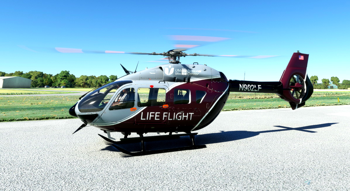 HPG H145 UMASS Life Flight B10 for Microsoft Flight Simulator | MSFS
