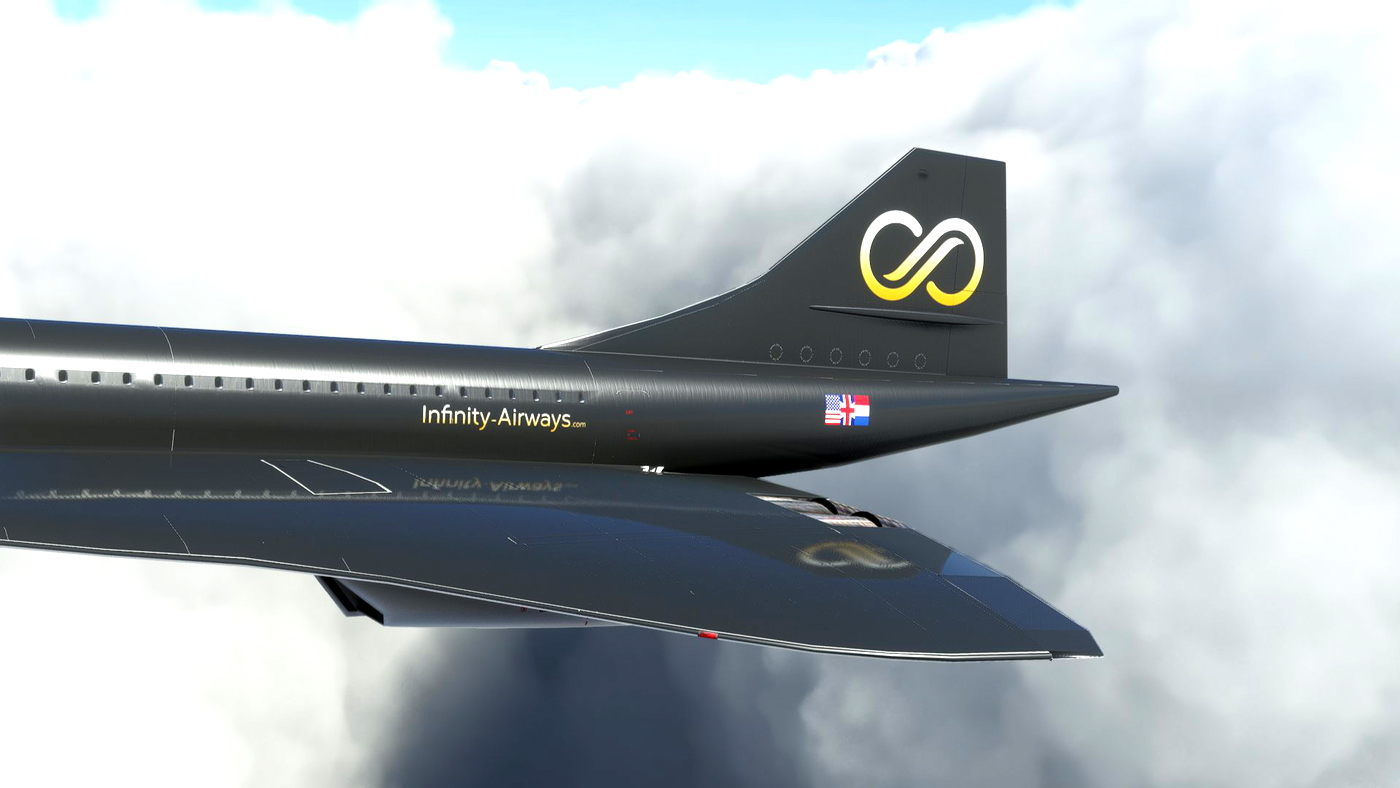 Infinity Airways VA Concorde - 8K for Microsoft Flight Simulator | MSFS