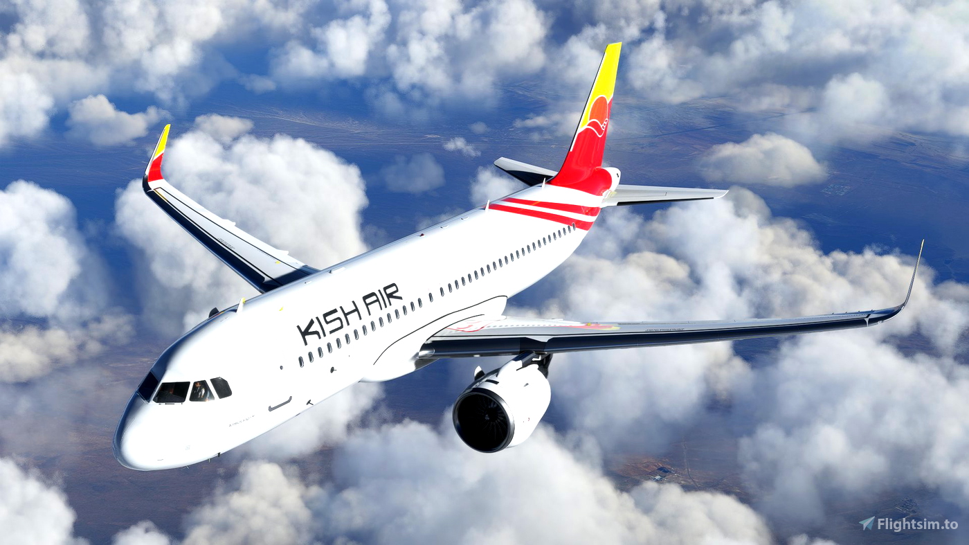 Kish Air FBW A32NX - 8K for Microsoft Flight Simulator | MSFS
