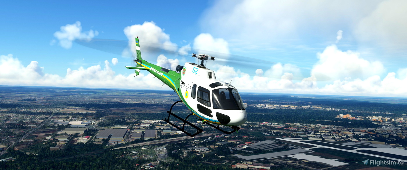 Livery H125 Ukrainian Border Guard (White-Green) para Microsoft Flight ...