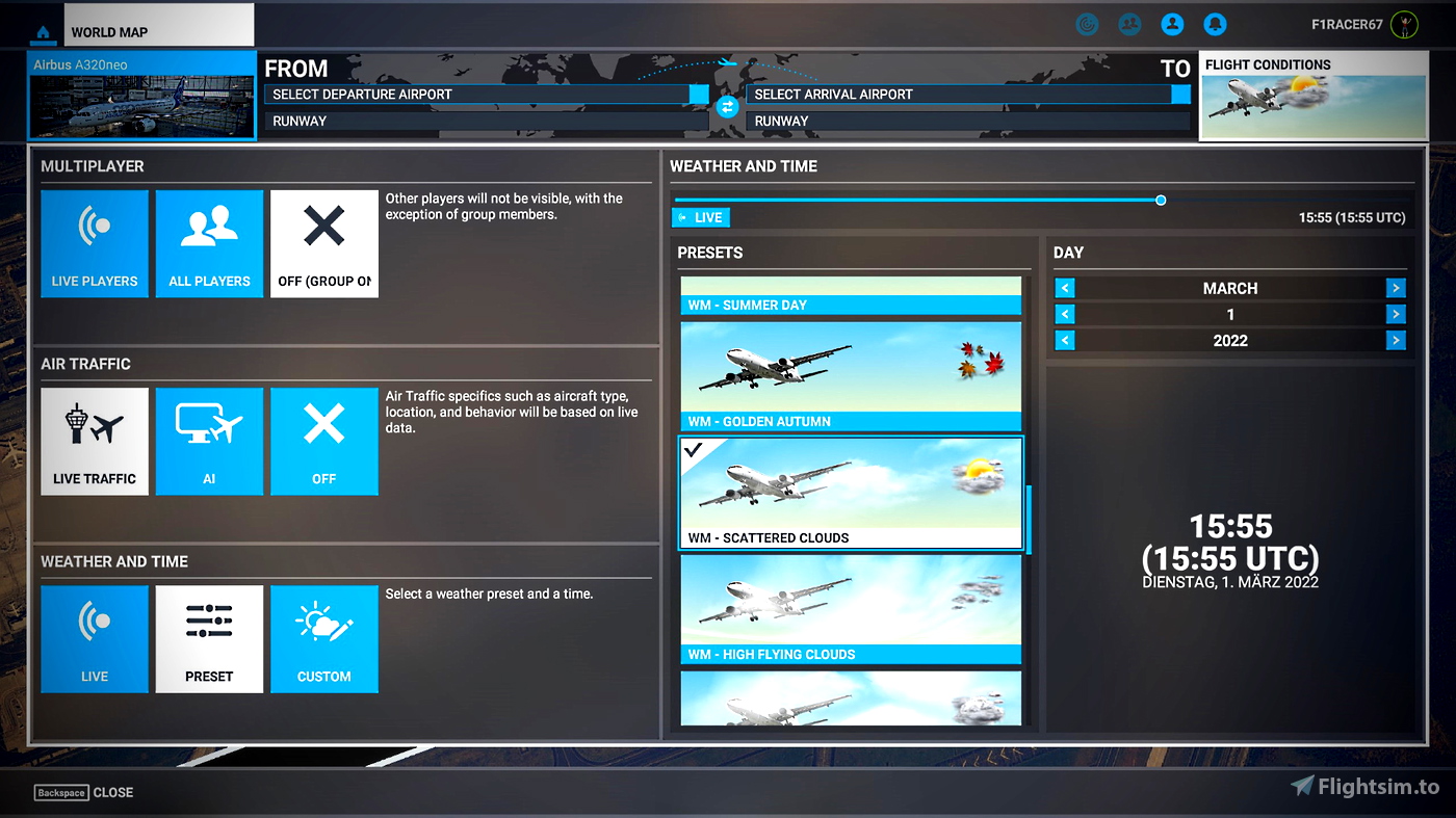 MS FS 2020 - Modern UI 2.0 for Microsoft Flight Simulator | MSFS