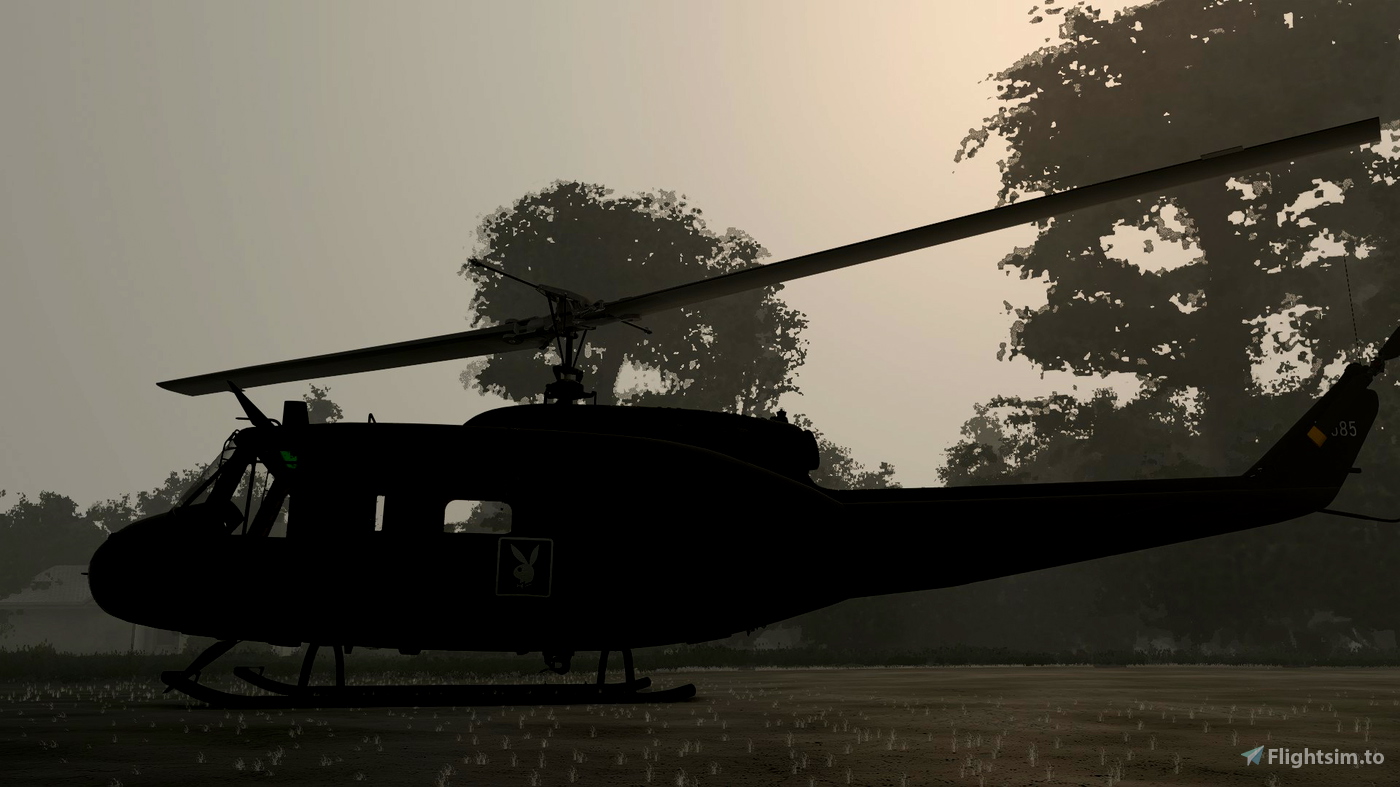 Playboy Huey UH-1 from the movie "Apocalypse Now" for Microsoft Flight ...