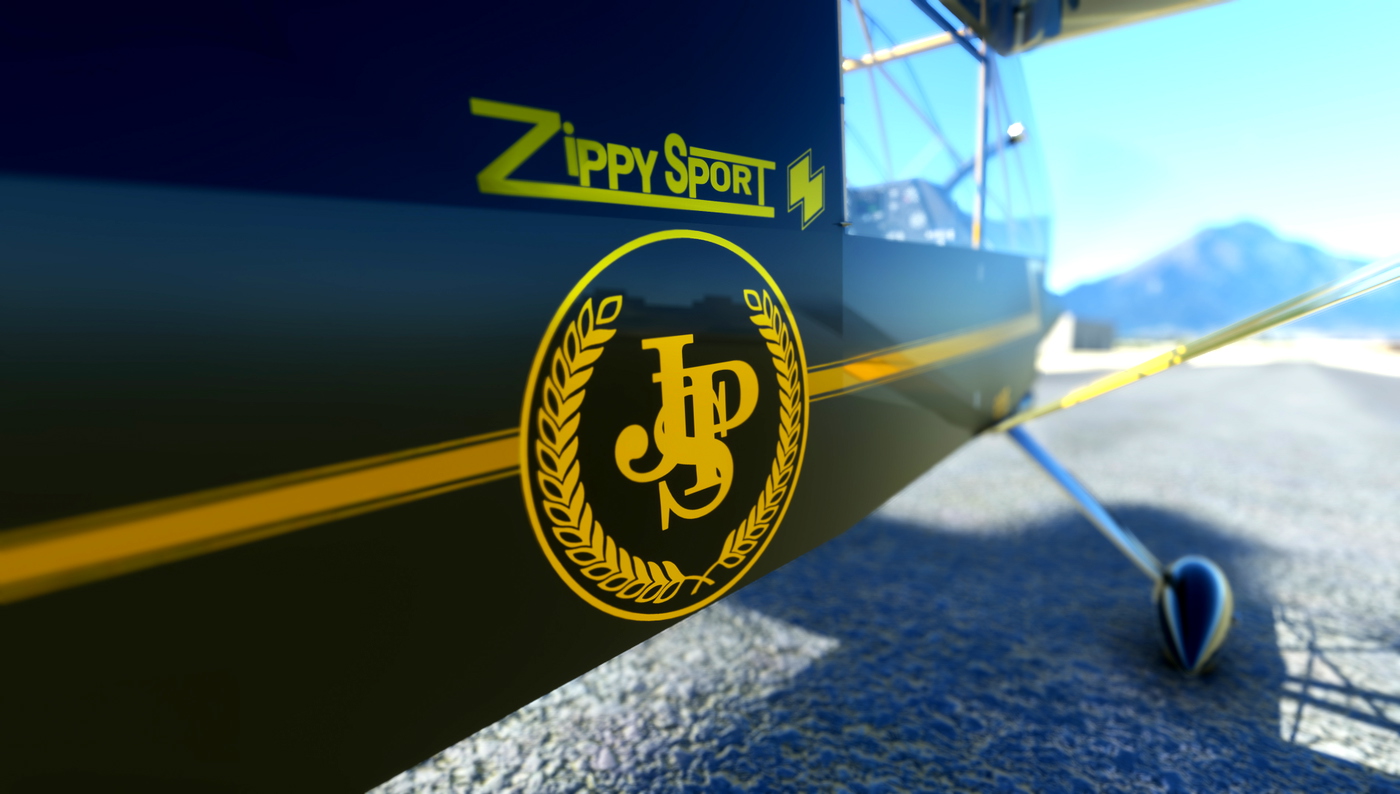 RAS Zippy Sport JPS Livery for Microsoft Flight Simulator | MSFS