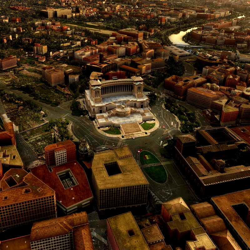 Prealsoft | Rome Landmarks for Microsoft Flight Simulator | MSFS