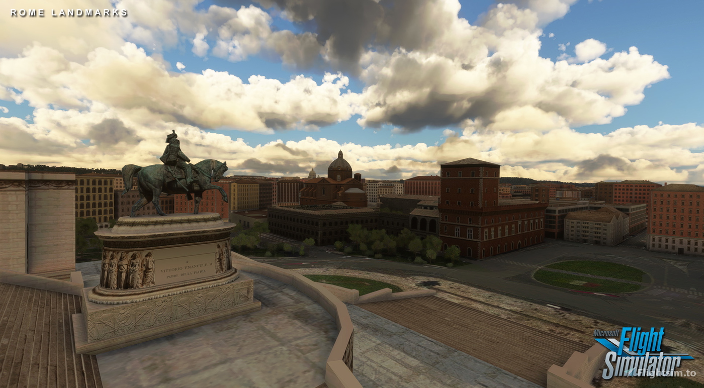 Prealsoft - Rome Landmarks for Microsoft Flight Simulator | MSFS