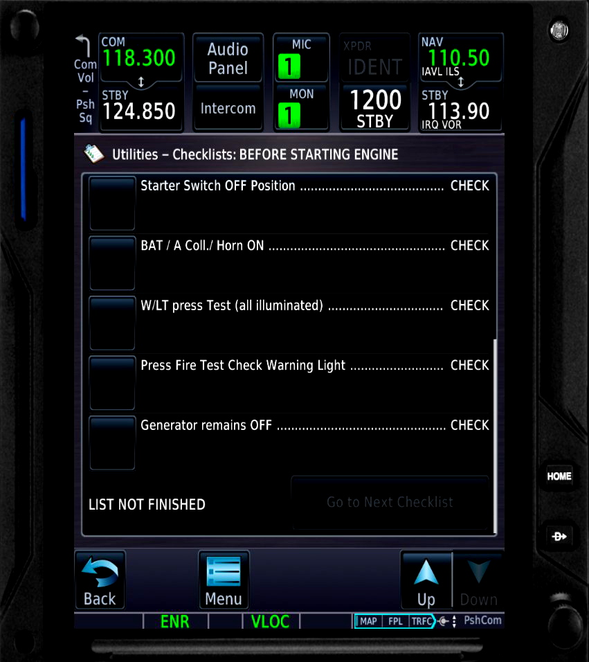 RSP H125 Normal Procedures Checklist for use with TDS GTNXi for ...
