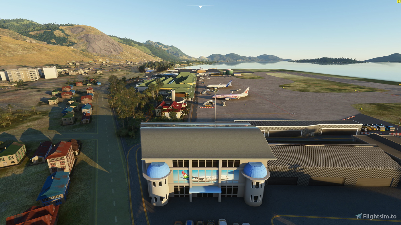 Caelus Aerial - FSIA - Seychelles Intl Airport for Microsoft Flight ...