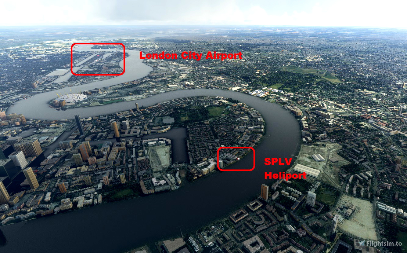 SPLV Skyports London Heliport, Isle of Dogs, London, England, UK. (New ...