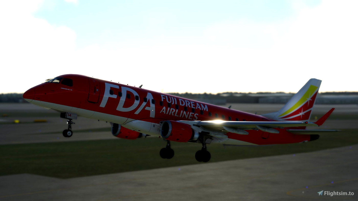 Virtualcol Embraer 175 Fuji Dream Airlines livery pack | 4K for ...