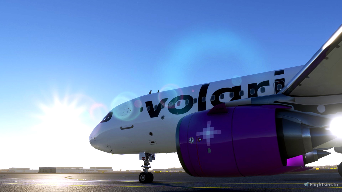 Volaris Costa Rica N545VL Livery - FlyByWire A32NX for Microsoft Flight ...