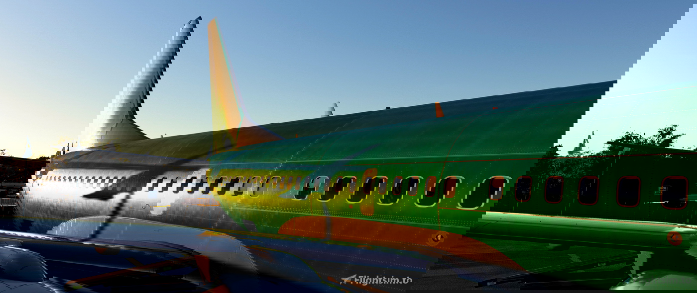 737-700 Factory Roll out livery for Microsoft Flight Simulator | MSFS