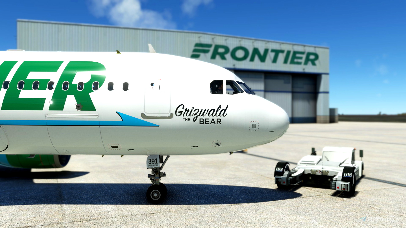 [A32NX] Frontier Airlines(Grizwald The Bear)[N391FR]8K for Microsoft ...
