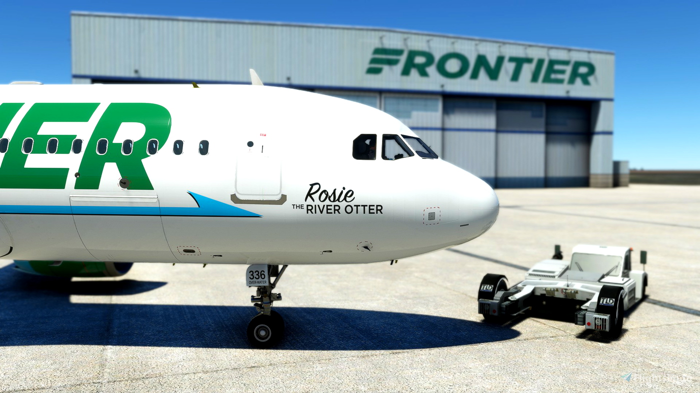 A32NX Frontier Airlines(Rosie The River Otter)[N336FR]8K for Microsoft ...