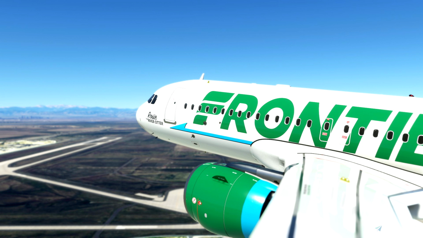 A32NX Frontier Airlines(Rosie The River Otter)[N336FR]8K for Microsoft ...