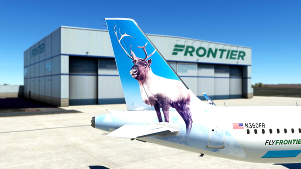 A32NX Frontier Airlines(Pike The Otter)[N235FR] 8K for Microsoft Flight ...