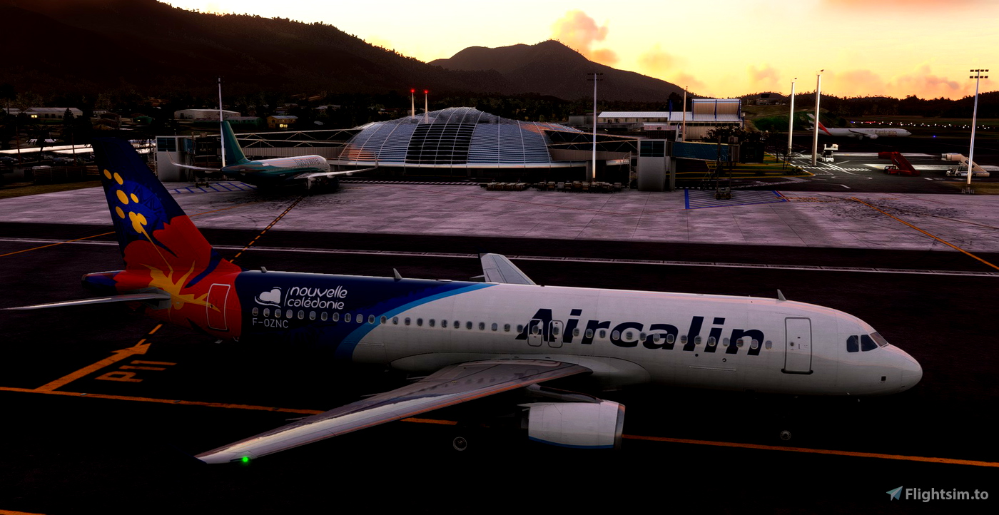 Aircalin / Air Calin "F-OZNC" Fenix A320 Ceo for Microsoft Flight ...