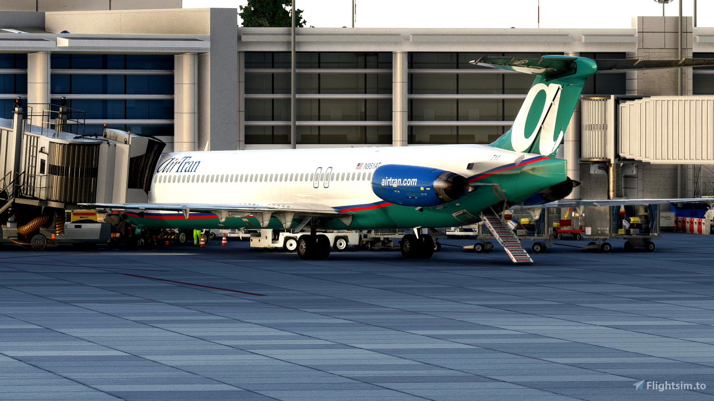 AirTran [8K] - Fly The Maddog X for Microsoft Flight Simulator | MSFS