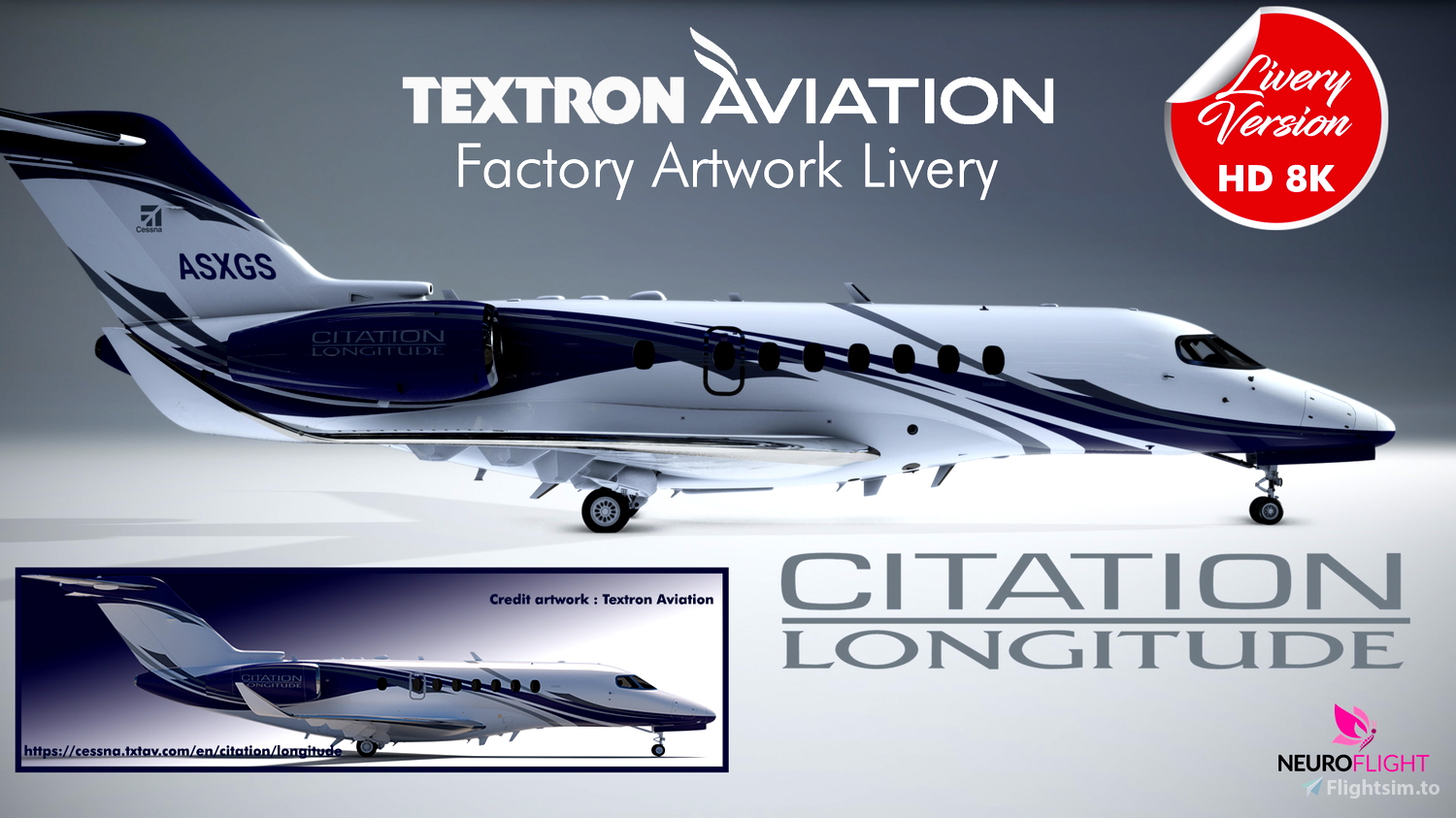 Liveries - Citation Longitude Add-Ons for Microsoft Flight Simulator ...