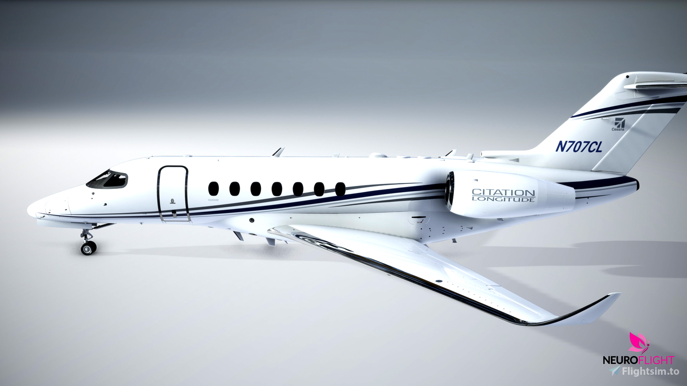 Asobo Citation Longitude Textron Aviation Livery #2 [8K] for Microsoft ...