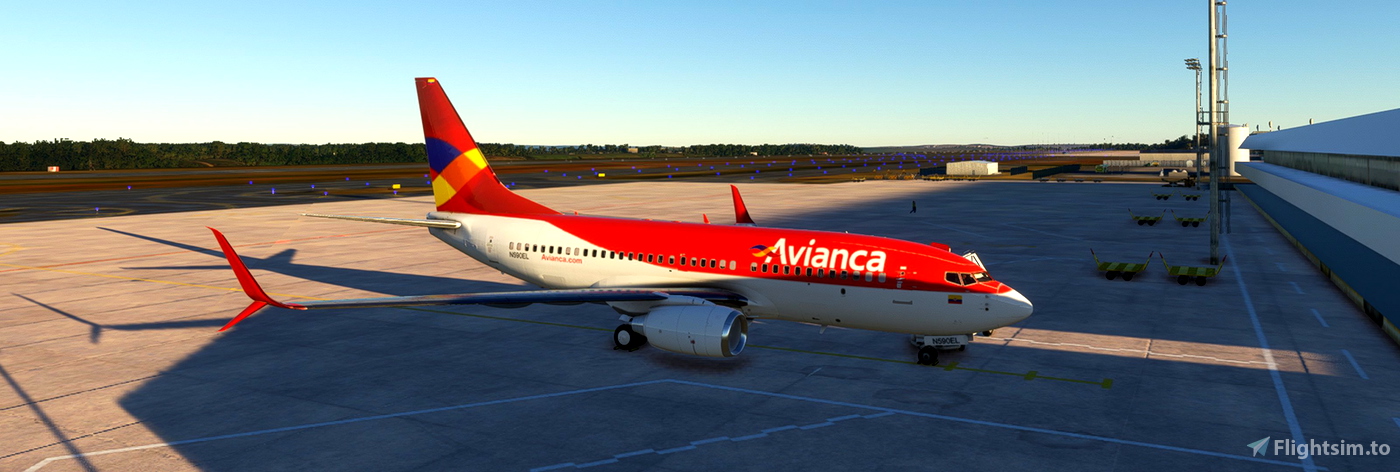 AVIANCA OLD SCIMITAR WINGLETS (N590EL) for Microsoft Flight Simulator ...