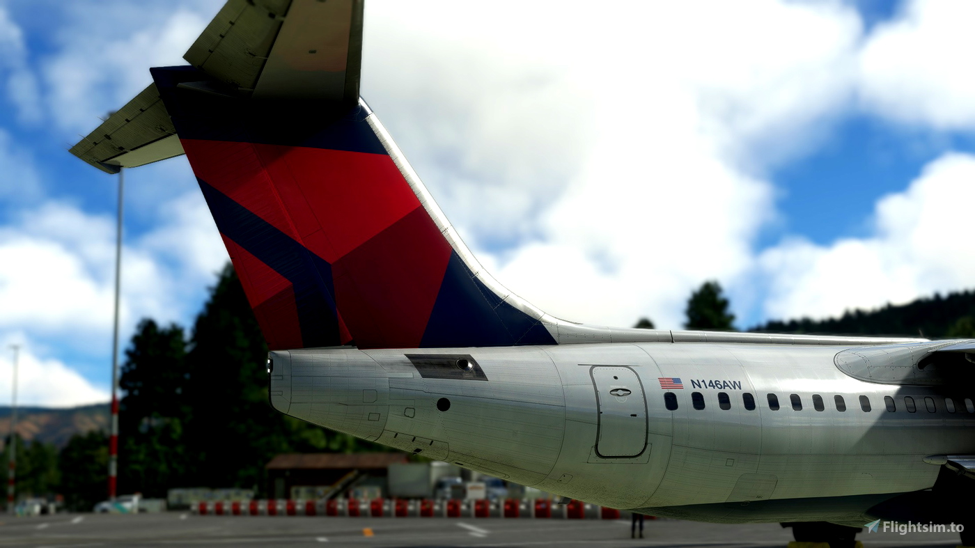 BAe 146-300 Delta Connection (Fictional) for Microsoft Flight Simulator ...