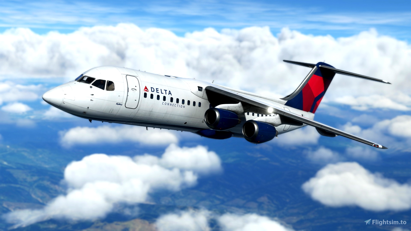 BAe 146-300 Delta Connection (Fictional) for Microsoft Flight Simulator ...