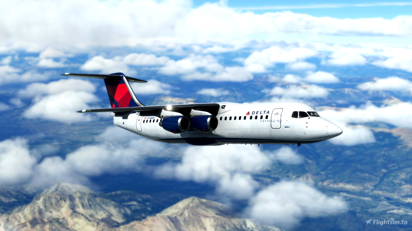 BAe 146-300 Delta Connection (Fictional) for Microsoft Flight Simulator ...