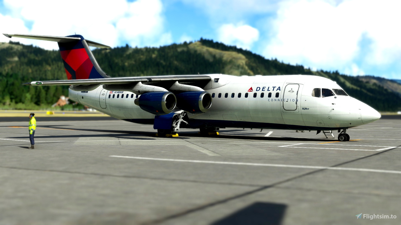 BAe 146-300 Delta Connection (Fictional) for Microsoft Flight Simulator ...