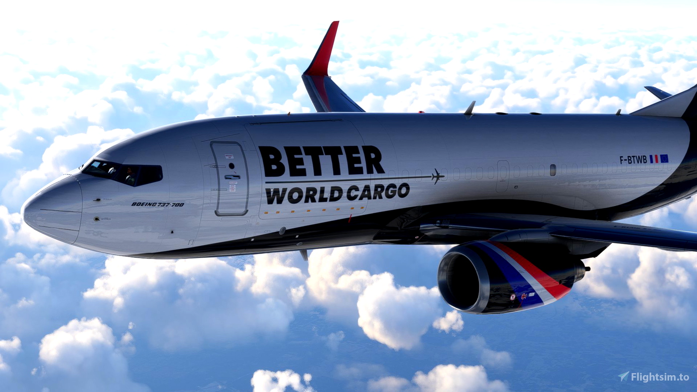 Better World VA PMDG Boeing 737-700 Freighter (Black Version) - 8K für ...
