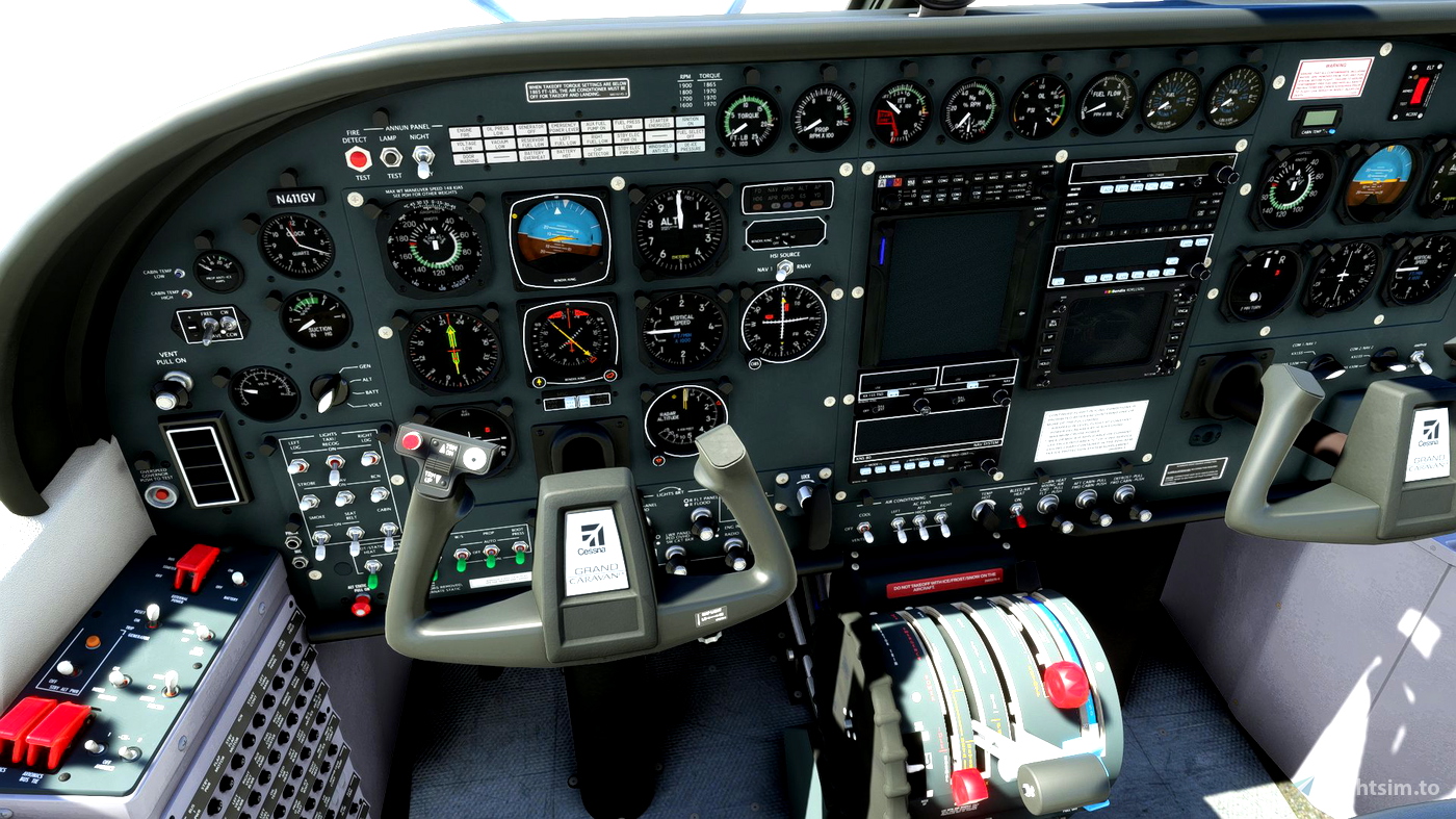 Black Square C208 Analog | Era Alaska for Microsoft Flight Simulator | MSFS