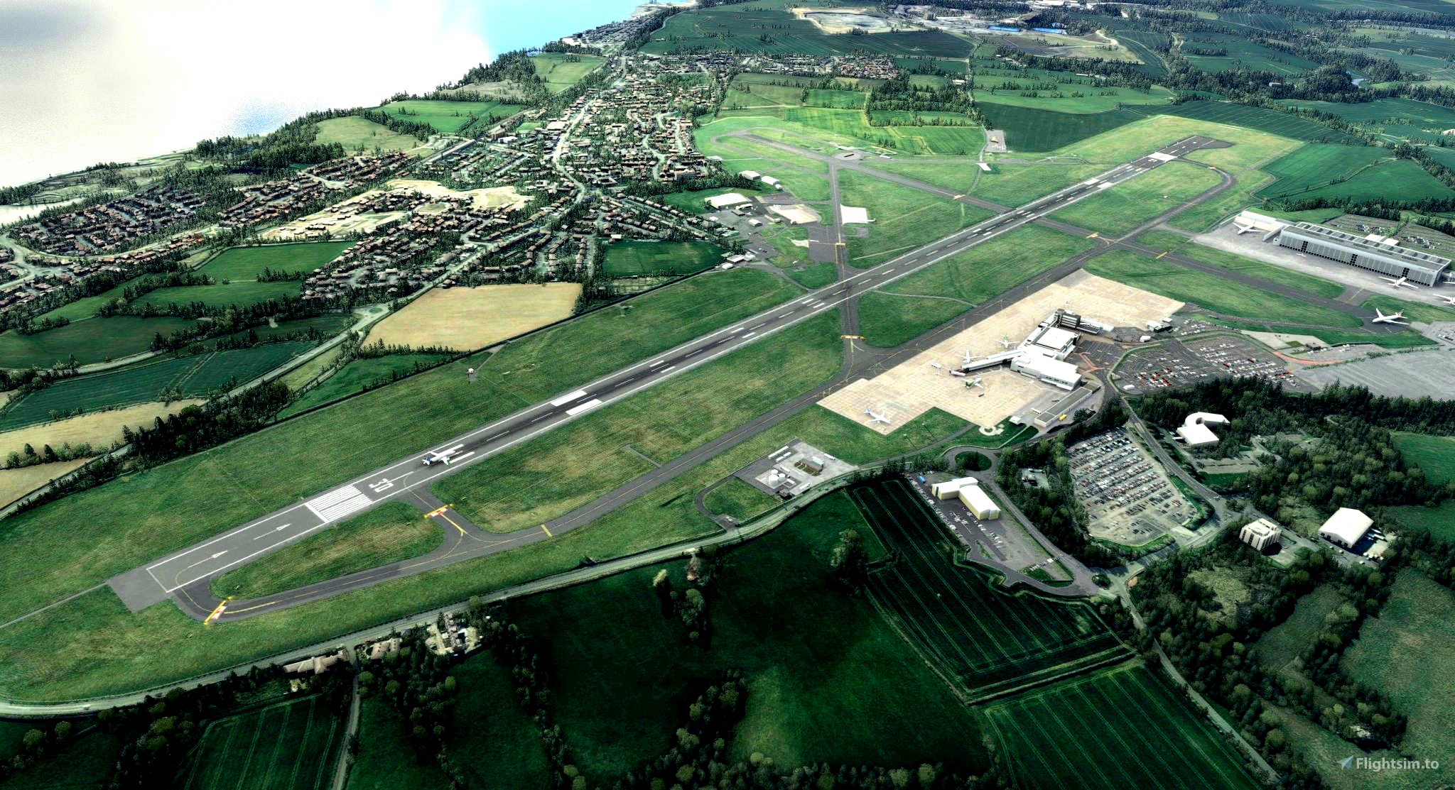 UK2000 Scenery | EGFF - Cardiff Airport for MSFS