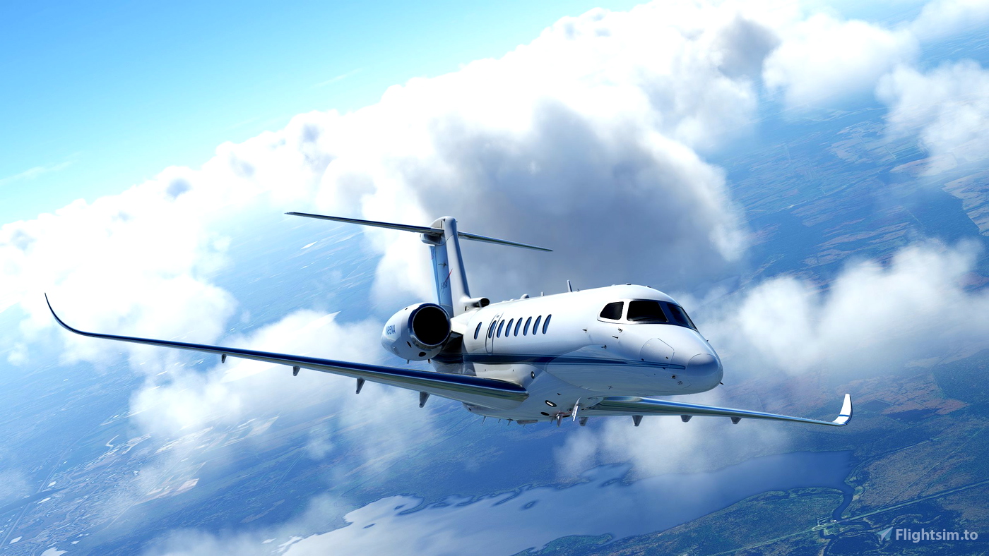 Cessna Citation Longitude N95NA for Microsoft Flight Simulator | MSFS