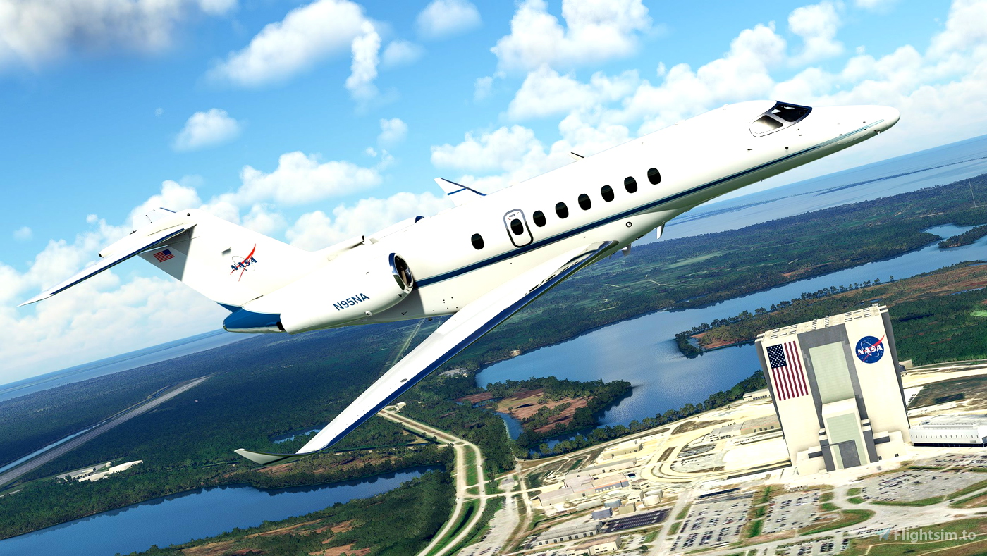 Cessna Citation Longitude N95NA for Microsoft Flight Simulator | MSFS