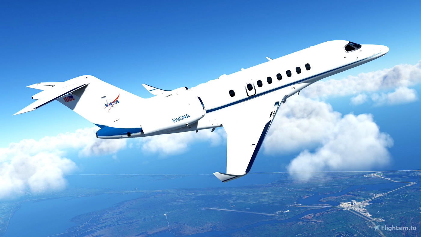 Cessna Citation Longitude N95NA for Microsoft Flight Simulator | MSFS