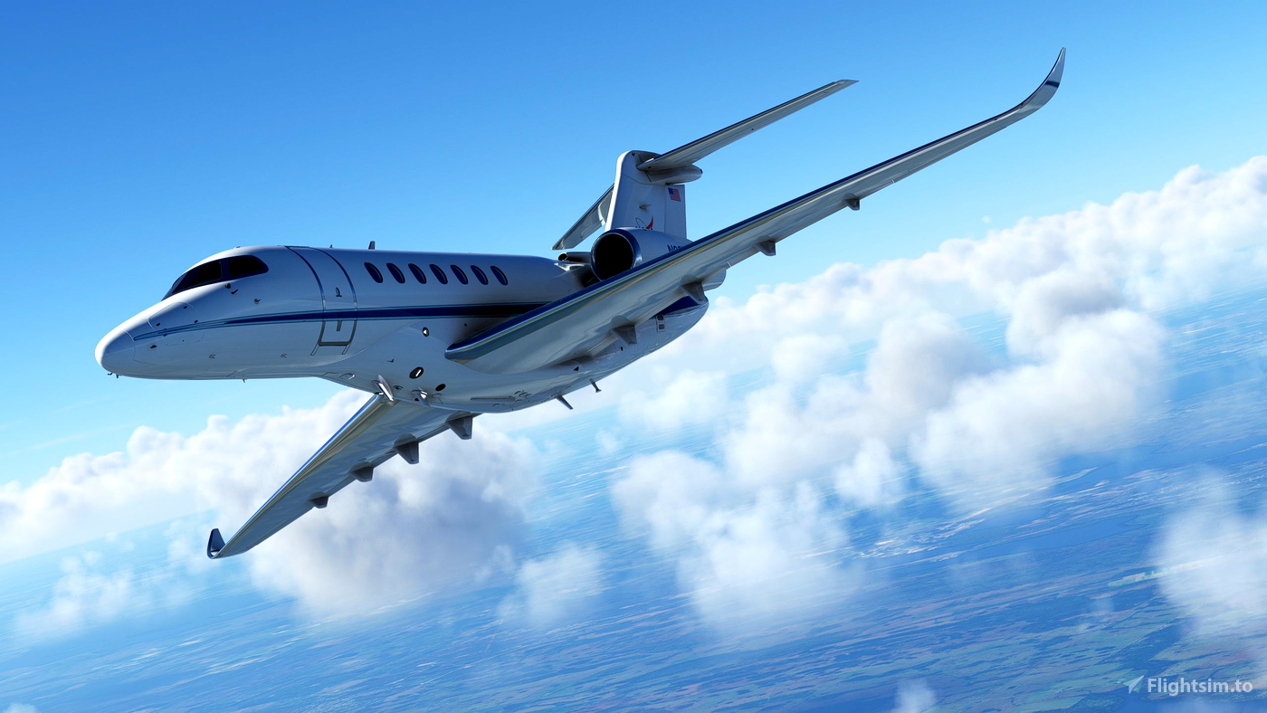 Cessna Citation Longitude N95NA for Microsoft Flight Simulator | MSFS