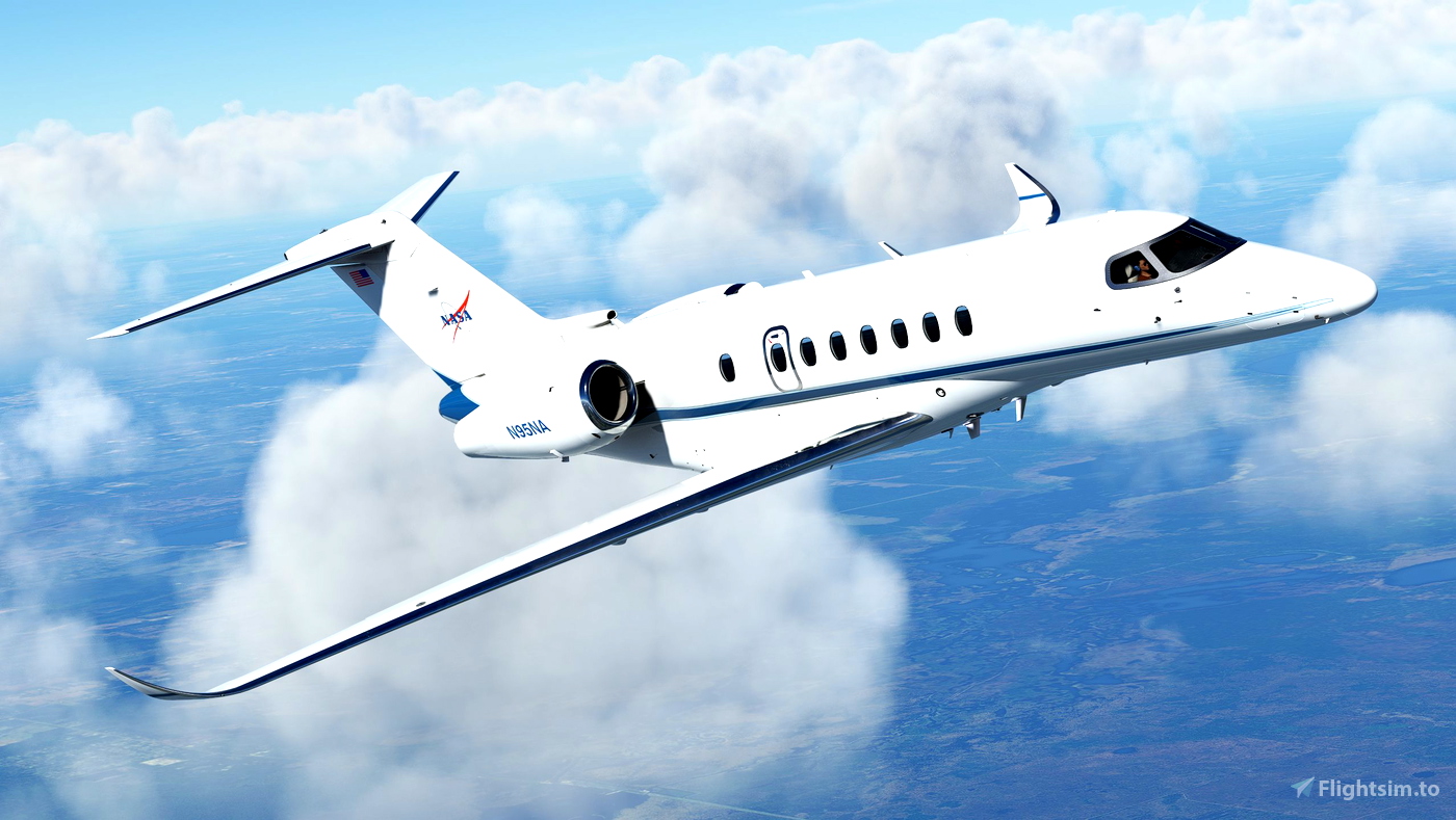Cessna Citation Longitude N95NA for Microsoft Flight Simulator | MSFS