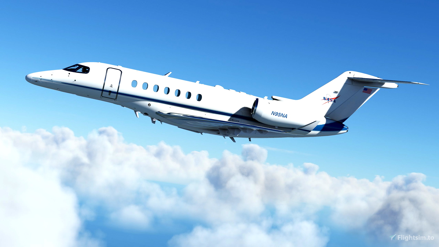 Cessna Citation Longitude N95NA for Microsoft Flight Simulator | MSFS