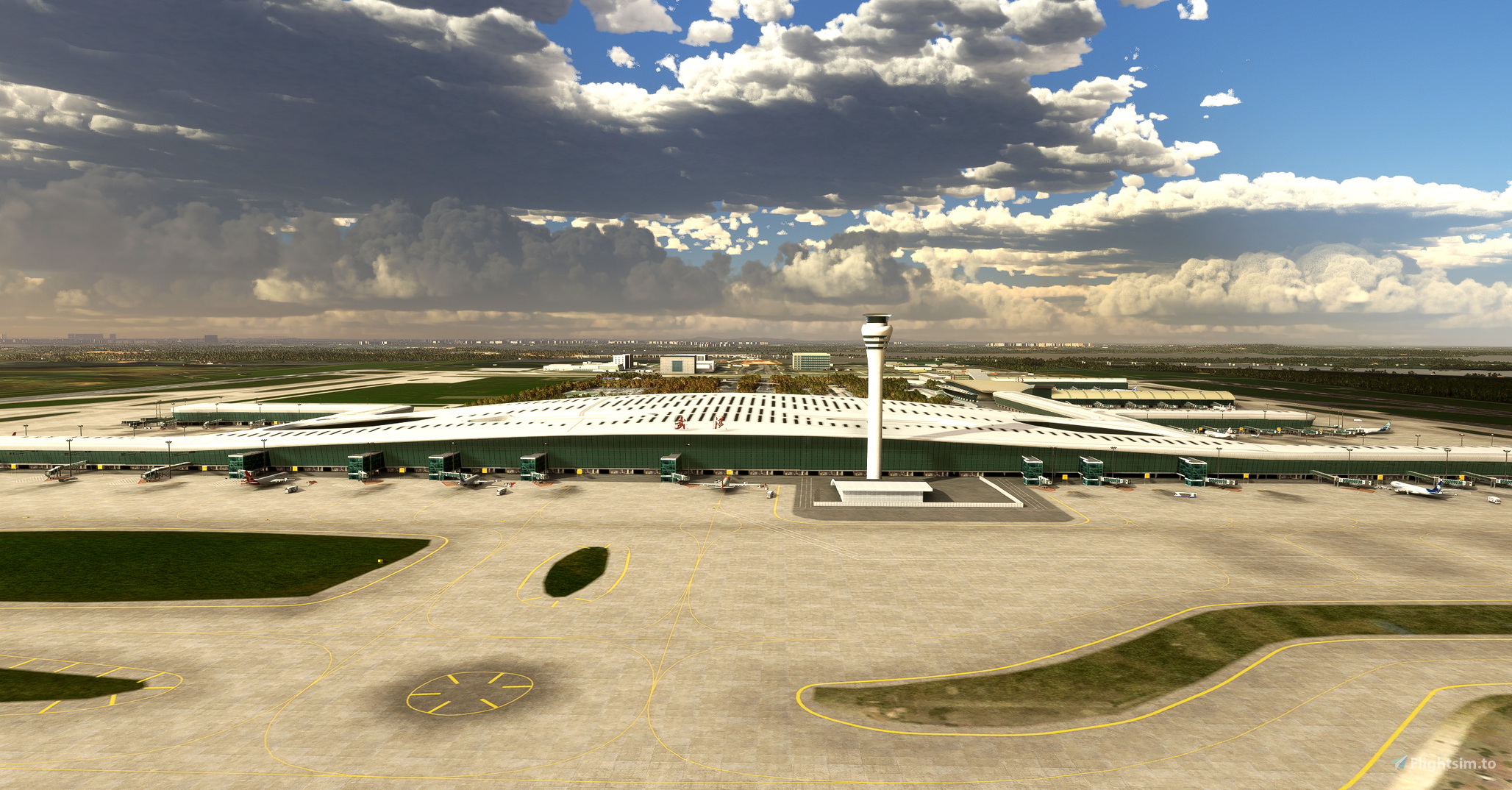 SamScene3D | China Wuhan City - ZHHH for MSFS