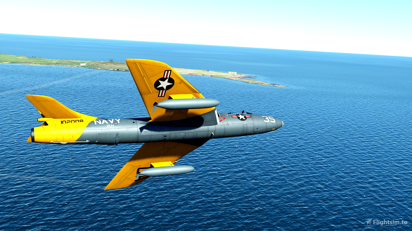 Dave Garwood - Hawker Hunter GA11 USN "What if" for Microsoft Flight ...