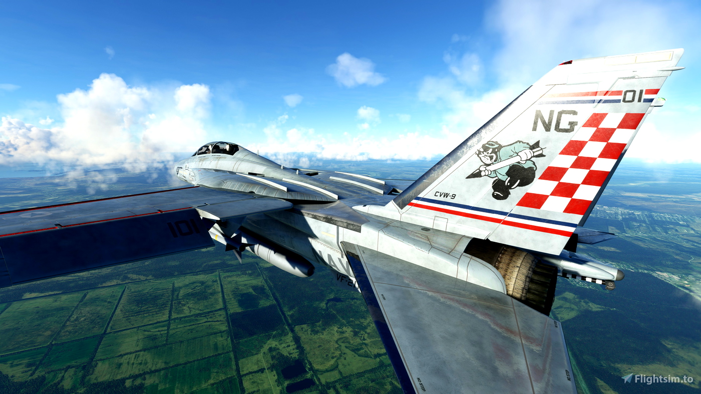 DCDesigns F-14A VF-211 Fighting Checkmates - Brutus for Microsoft ...