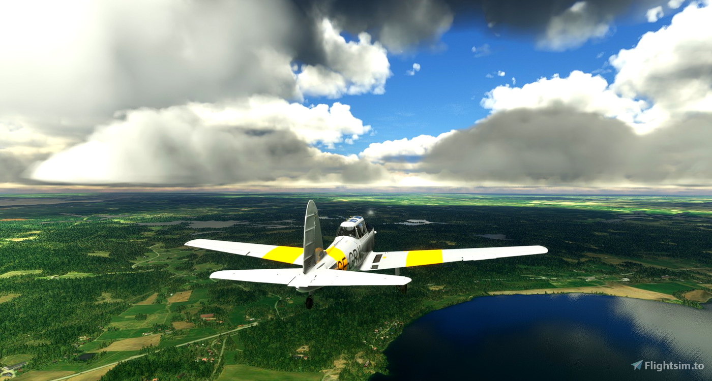 de Havilland Canada DHC-1 Chipmunk SE-GRK for Microsoft Flight ...